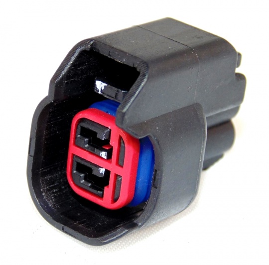 Yazaki Injector Connector, 2 way, Female - automotiveconnectors.com
