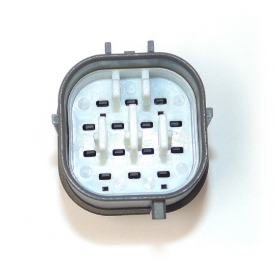 14 Way Sumitomo HW Series Connector Grey Male - automotiveconnectors.com