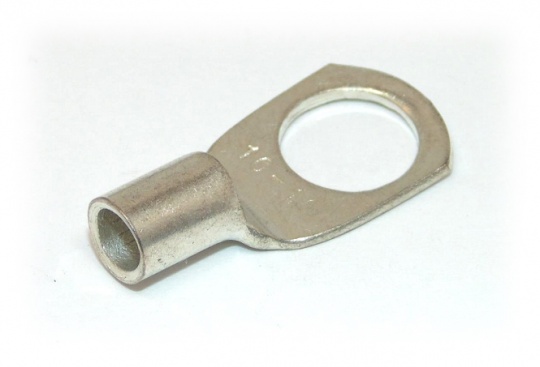 Ring Terminal Lug, Crimp, M10, 10mm² - automotiveconnectors.com