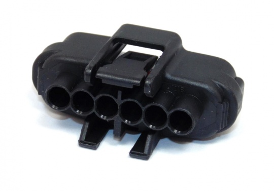 6 Way Yazaki 2.3II Series Connector Male - automotiveconnectors.com