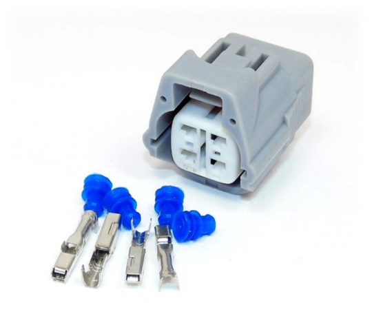 4 Way Yazaki Sealed 2.2 Series Connector Kit inc. terminals and seals ...