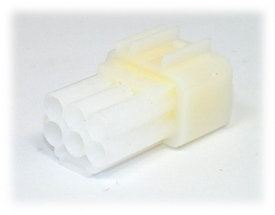 6 Way Yazaki YL Series Connector Kit Male, inc. terminals and seals ...
