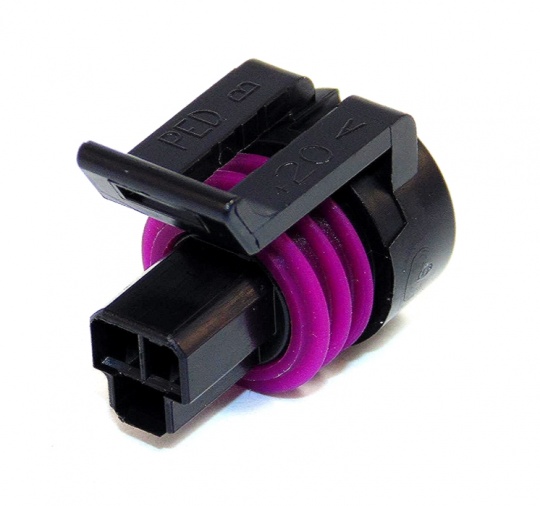3 Way Delphi 150 Series Connector Female Black - automotiveconnectors.com