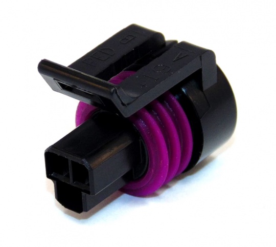 3 Way Delphi 150 Series Connector Fem Black - automotiveconnectors.com