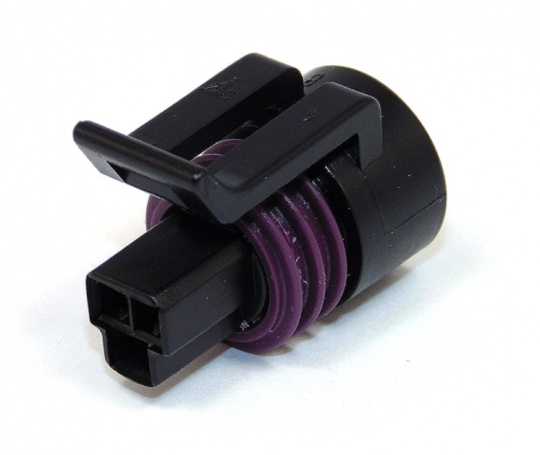 3 Way Delphi 150 Series Connector Fem Blk - automotiveconnectors.com