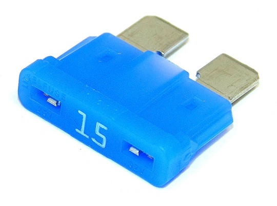 LittelFuse Standard ATO Blade Fuse 32V 15A Blue - automotiveconnectors.com