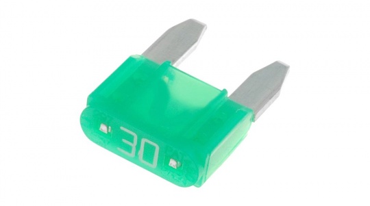 LittelFuse MINI Blade Fuse 32V 30A Green - automotiveconnectors.com