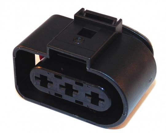 3 way FEP Female Housing 4.8 mm Code 1 - automotiveconnectors.com