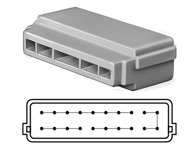20 Way Sumitomo HM Series Green Splice Connector Male ...
