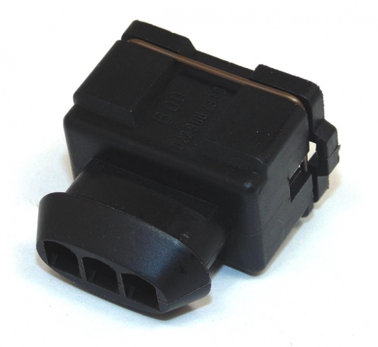 3 Way Bosch Jetronic Female Black - automotiveconnectors.com