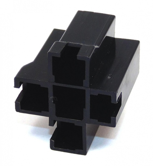 5 Way Relay Base Female Black - automotiveconnectors.com
