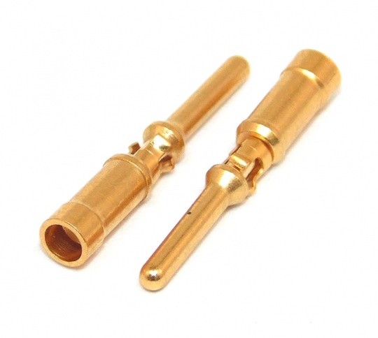 Positronics Male Gold Terminal 1.5mm² - automotiveconnectors.com
