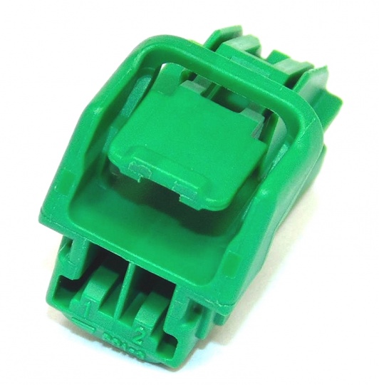 2 Way YAZAKI YESC Kaizen Connector 1.5mm(060) Female Green - automotiveconnectors.com