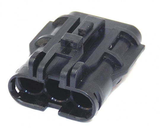 3 Way YAZAKI SWP Connectors 1.8mm(070) Female Black - automotiveconnectors.com