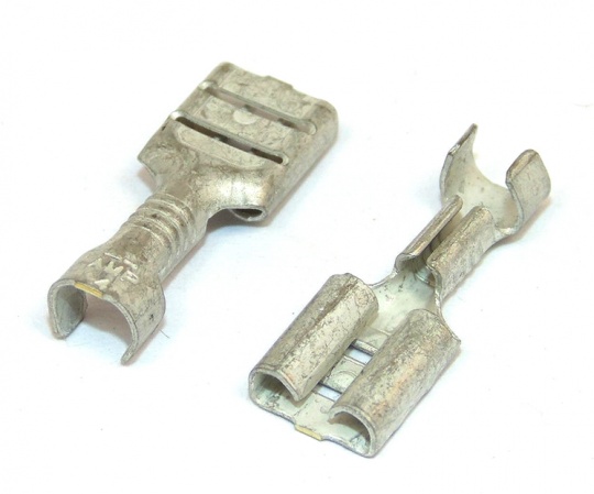 TE Connectivity Faston 250 Female 17-13 Awg - automotiveconnectors.com