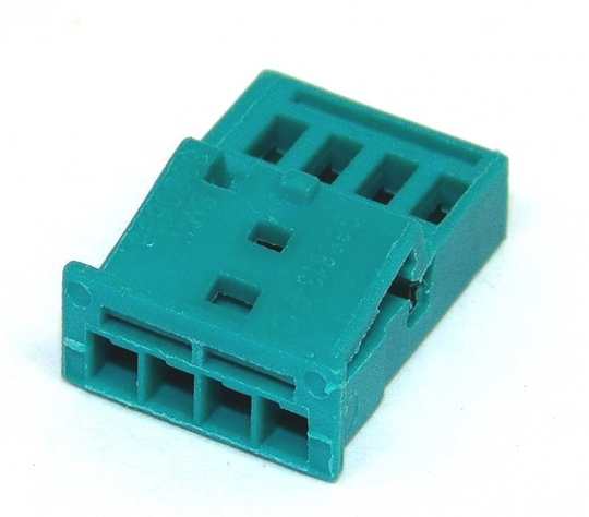 4 Way TE Connectivity BMW MQS Female Green - automotiveconnectors.com