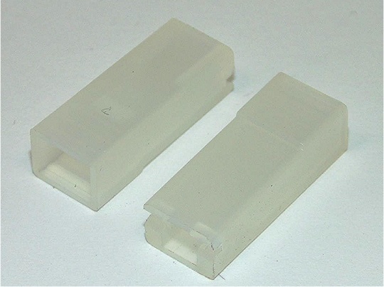 1 Way Female Terminal Cover 4.8mm Clear - automotiveconnectors.com