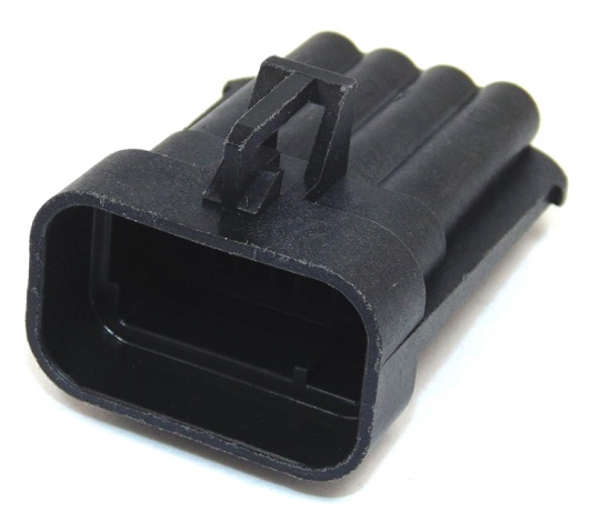 8 Way Delphi Metri-Pack 150 Connector Male Black - automotiveconnectors.com