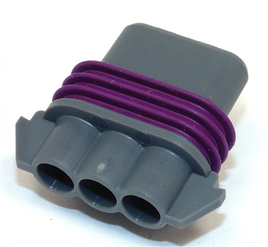 3 Way Delphi Metri-Pack 150 Female Grey - automotiveconnectors.com