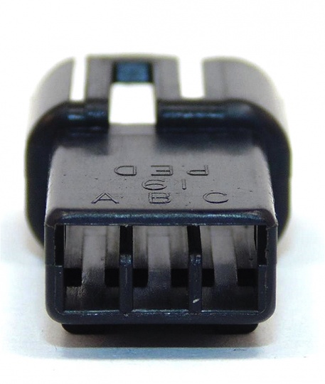 3 Way Delphi Metri-Pack 150 Male Black - automotiveconnectors.com