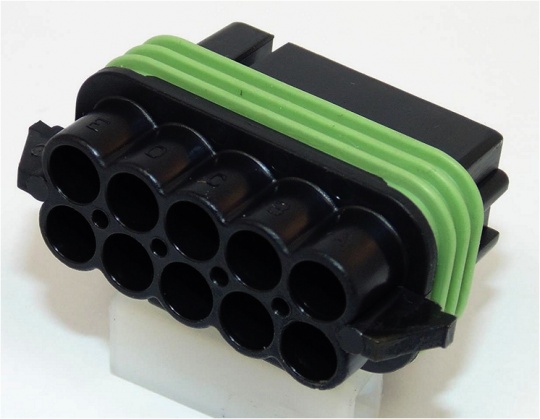 Delphi 10 Way Metri-Pack 150 Secondary Lock Grey - automotiveconnectors.com