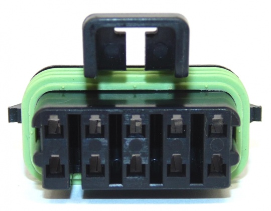 Delphi 10 Way Metri-Pack 150 Secondary Lock Grey - automotiveconnectors.com