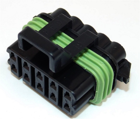 10 Way Delphi Metri-Pack 150 Sealed Female Black - automotiveconnectors.com