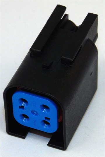 4 Way TE Connectivity Female Black Waterproof - automotiveconnectors.com