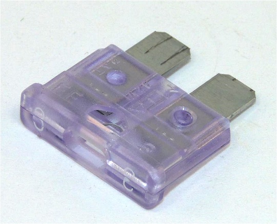 LittelFuse Standard ATO Blade Fuse 3A Violet - automotiveconnectors.com
