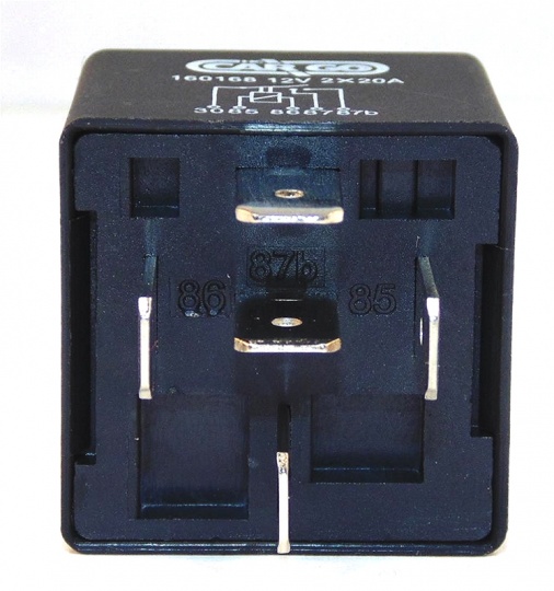 Bosch Mini Relay SPST 12V, 2x 20A (with bracket) - automotiveconnectors.com