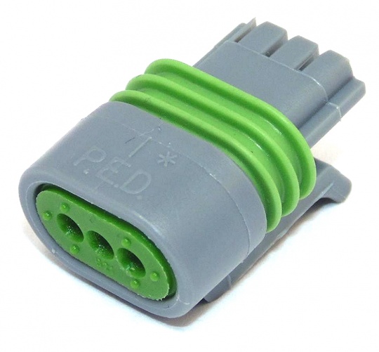 3 Way Delphi Metri-Pack 150.2 Sealed Female Grey/Green ...