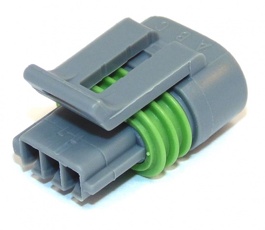 3 Way Delphi Metri-Pack 150.2 Sealed Female Grey/Green ...