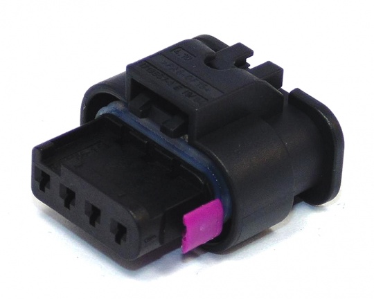 TE Connectivity 4 Way MCON 1.2 Female Hsg Black 1.2mm ...