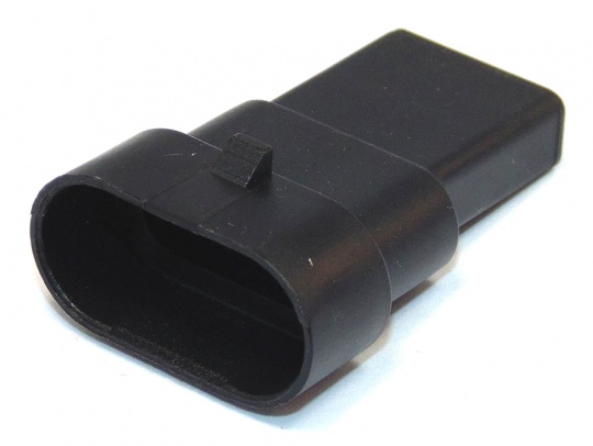 4 Way Delphi 150.2 Metri-Pack Connector Male Black Kit inc Terminals ...