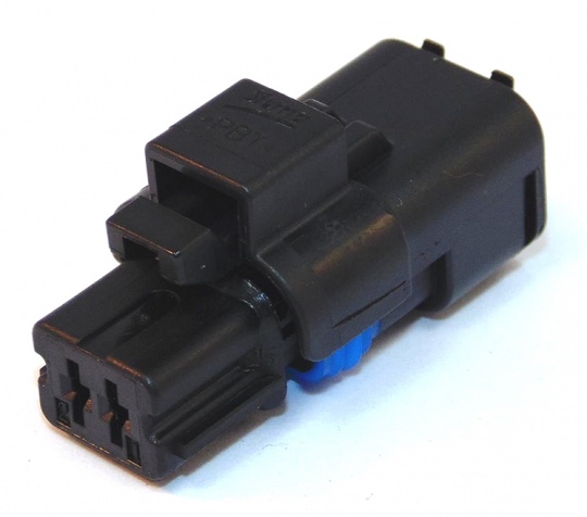 2 Way Delphi SICMA 1.5 Female Black - automotiveconnectors.com