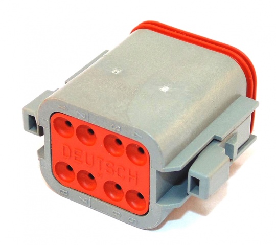 8 Way DEUTSCH DT Wedge Lock Green - automotiveconnectors.com