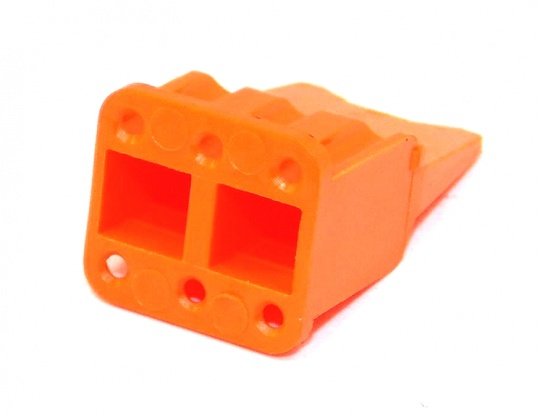 DEUTSCH 6 Way DTM Wedgelock Orange - automotiveconnectors.com