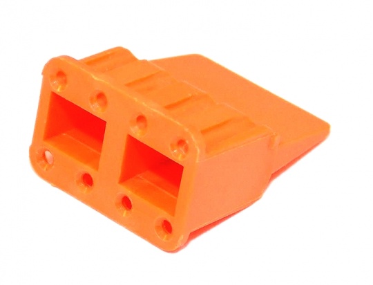 DEUTSCH 8 Way DTM Wedgelock Orange - automotiveconnectors.com