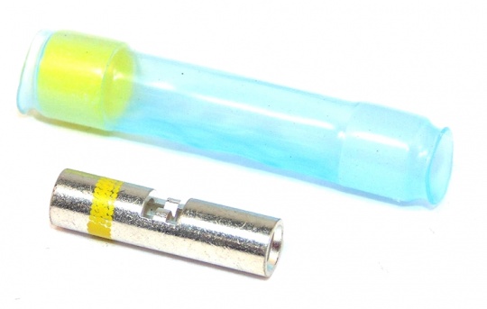 TE Raychem Miniseal Butt Splice Yellow 14-12 awg With Cover ...