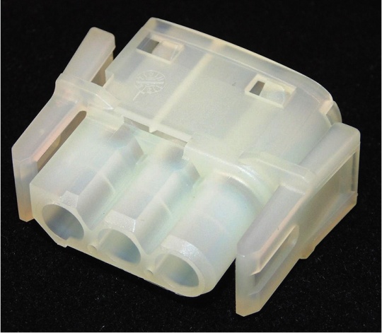 3 Way TE Connectivity Female 2.5mm Natural - automotiveconnectors.com
