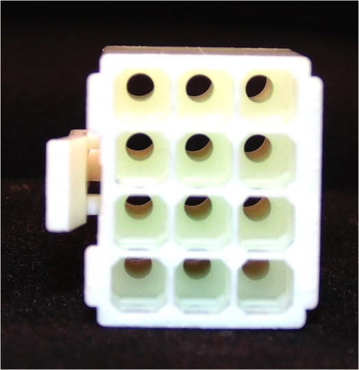 12 Way JST EL Connector Female White - automotiveconnectors.com