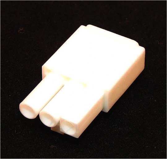 3 Way JST EL Connector Female White - automotiveconnectors.com