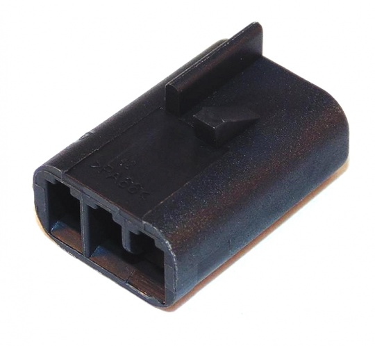 3 Way Delphi Metri-Pack 150 Female Black - automotiveconnectors.com