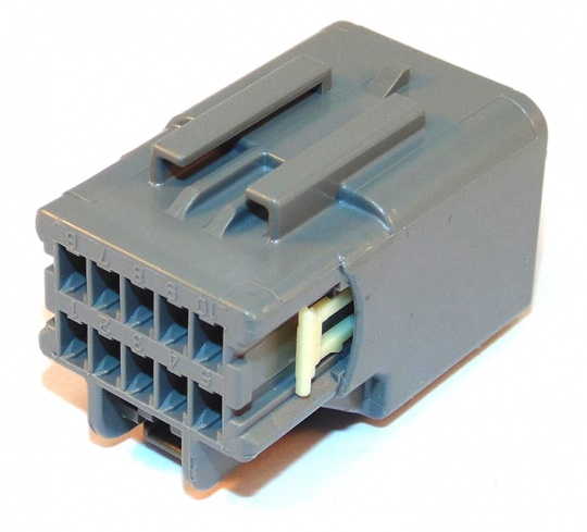 10 Way Yazaki YESC Kaizen Male 1.5mm(060) Light Grey - automotiveconnectors.com