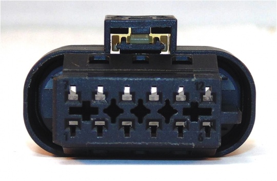 Hirschmann 12 Way 1.2 SealStar FB connector Female Black/ Black Key way ...