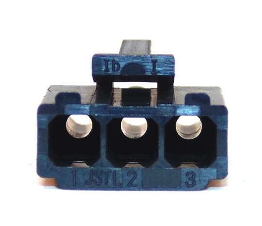 3 Way JST EL Connector Female White - automotiveconnectors.com