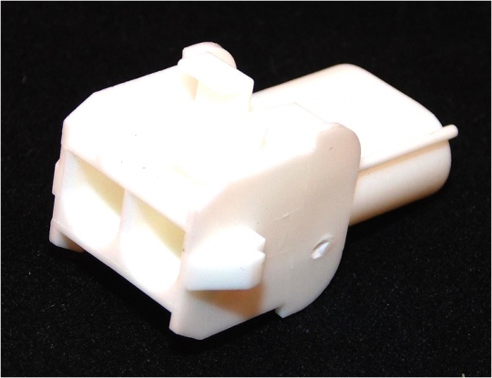 2 Way TE Connectivity Mate-N-Lok White Male - automotiveconnectors.com