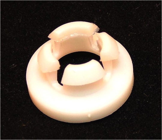 Circular White Clip - automotiveconnectors.com