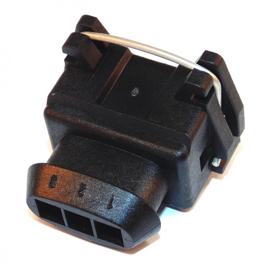 3 Way Bosch Jetronic 2.8mm Female Black - automotiveconnectors.com