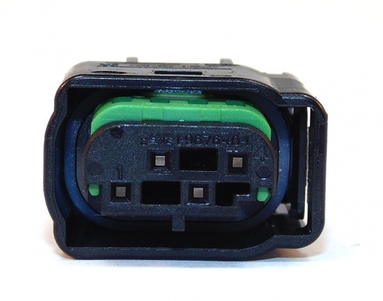 4 Way TE Connectivity MQS Female 0.63mm Black Code A ...